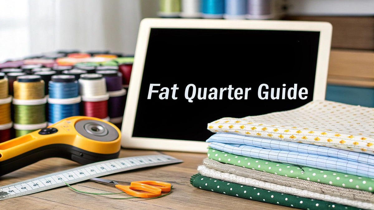 A Quilter’s Guide to Fat Quarter Size and Projects — High Country Quilts