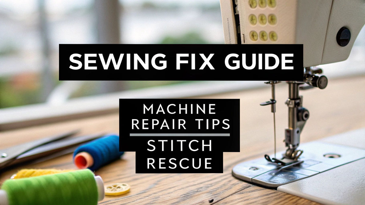 Your Sewing Machine Troubleshooting Guide — High Country Quilts