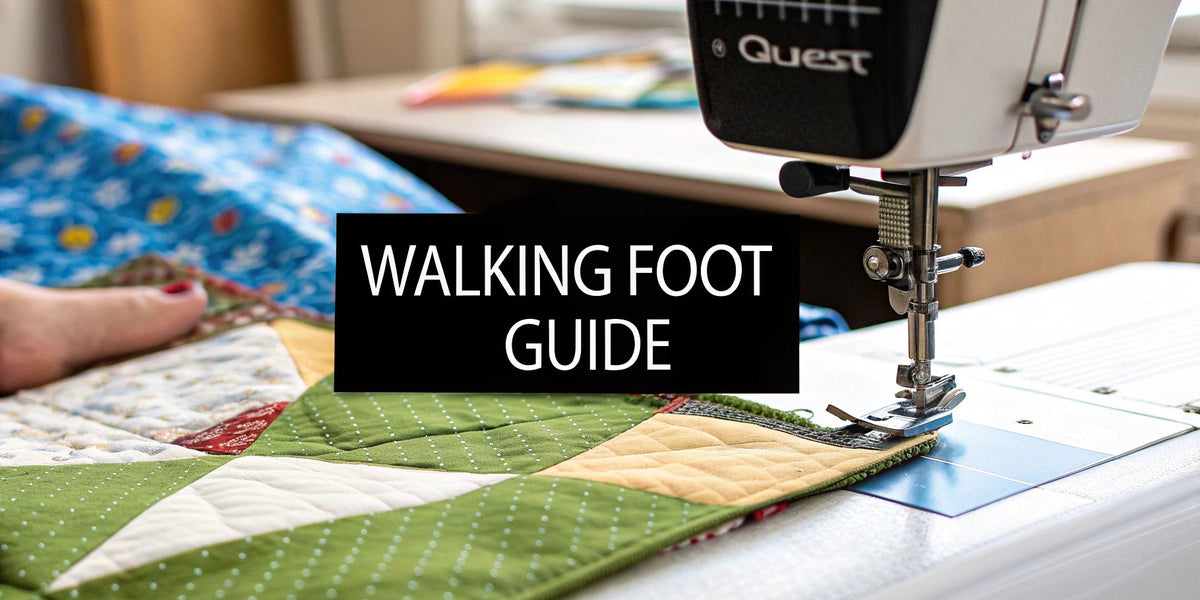 How to Use Walking Foot: A Quick Quilting Guide — High Country Quilts
