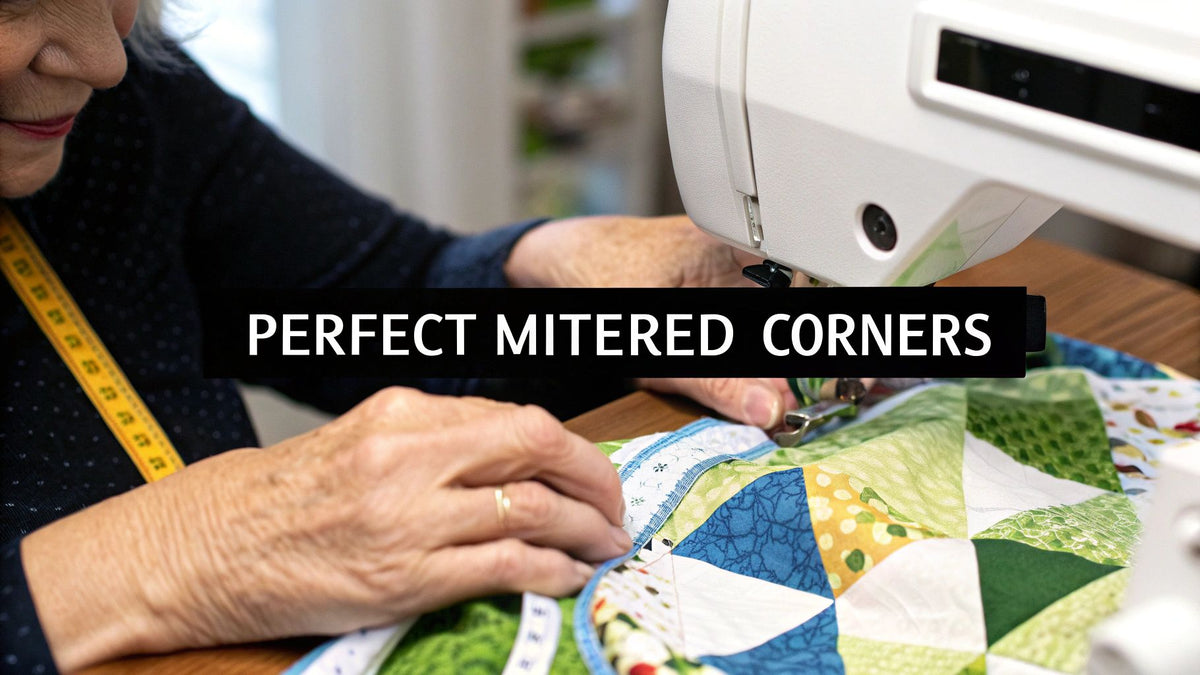 How to Miter Quilt Corners Perfectly Every Time — High Country Quilts