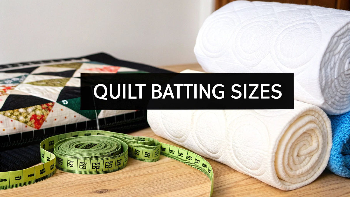 A Simple Guide to Quilt Batting Sizes — High Country Quilts