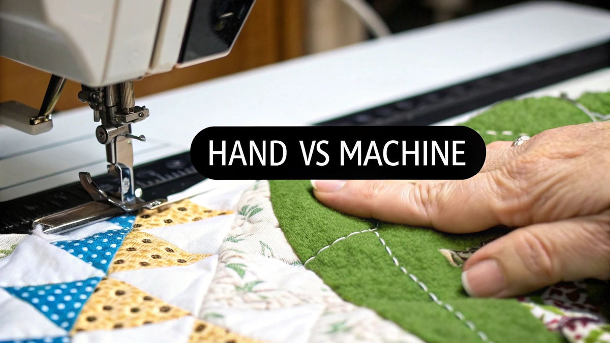 Hand Quilting vs Machine Quilting Choosing Your Method — High Country Quilts