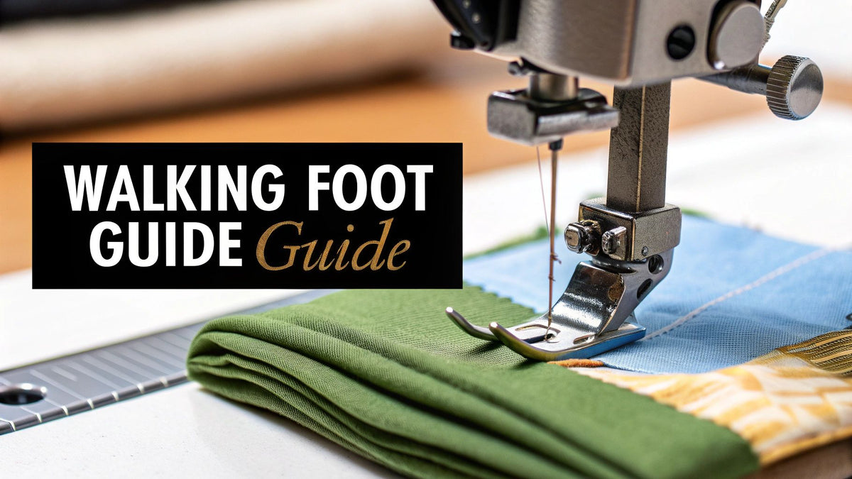 What Is a Walking Foot and Why You Need One — High Country Quilts