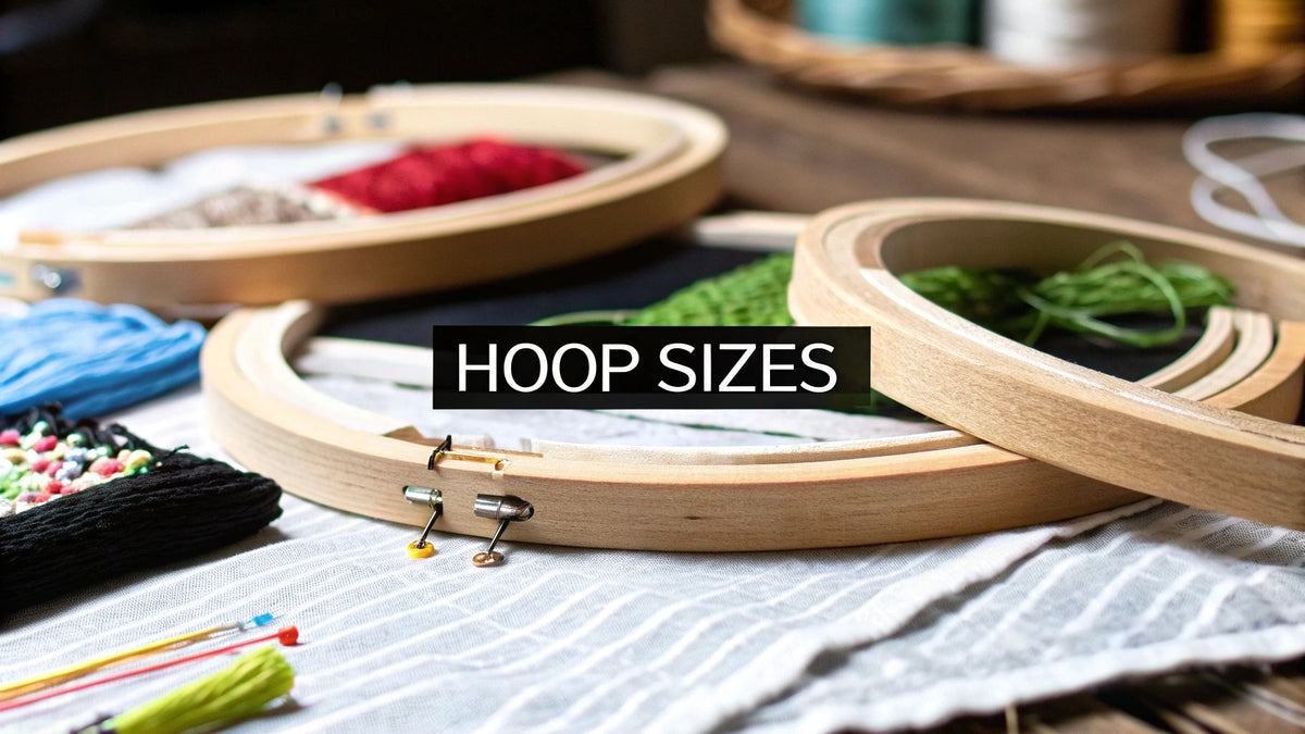 A Crafter's Guide to Hoop Sizes for Embroidery — High Country Quilts