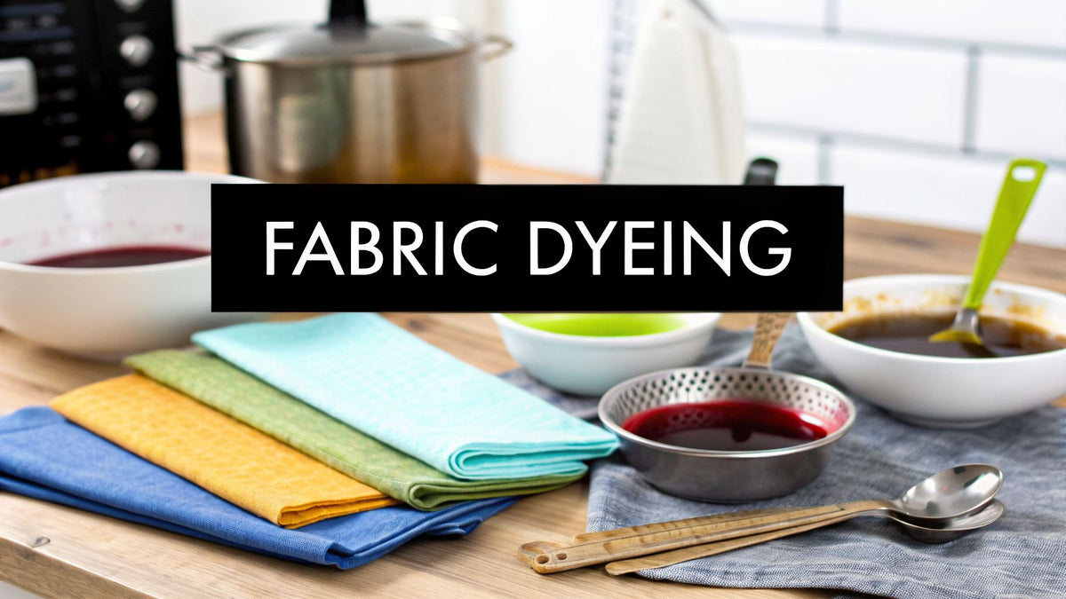 How to Dye Fabric at Home A Guide for Quilters and Sewists — High ...
