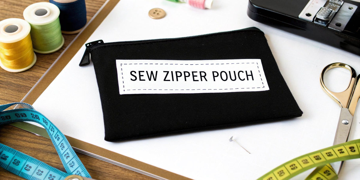 How to Sew a Zipper Pouch A Simple Guide for Beginners — High Country ...