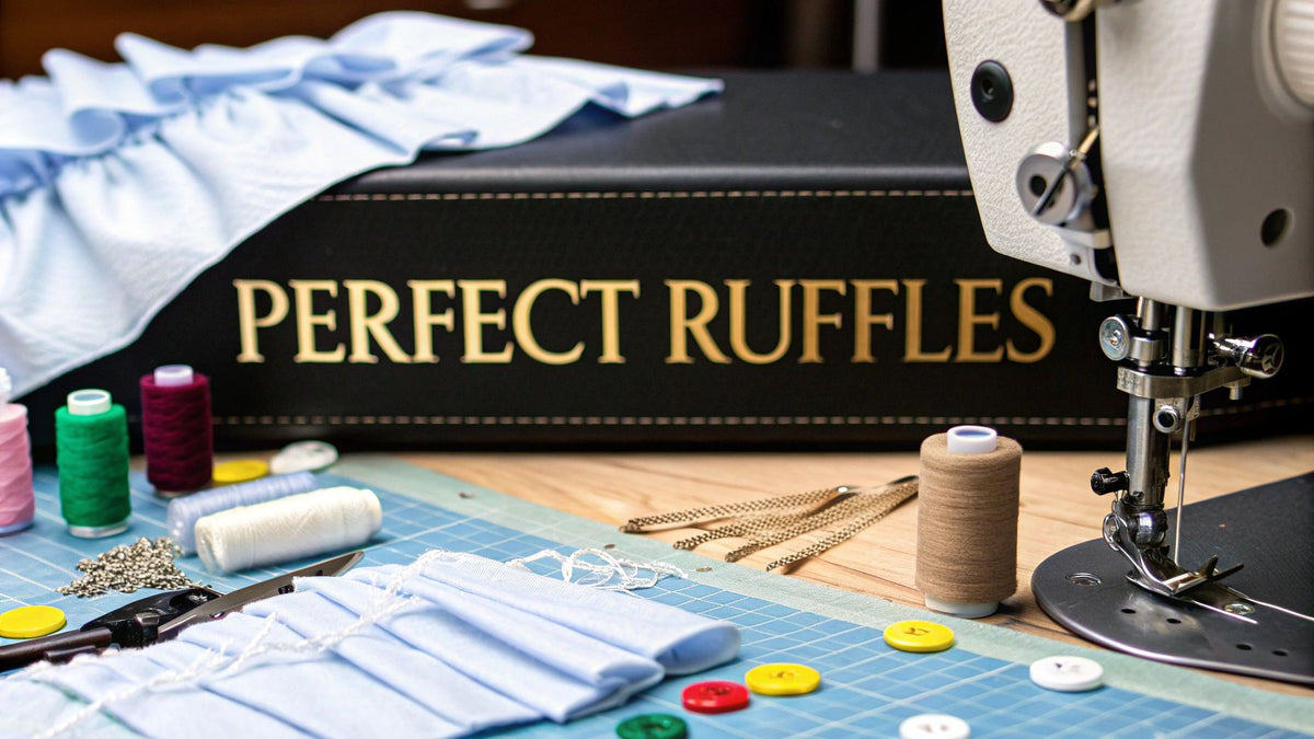 How to Sew Gathering Stitches for Perfect Ruffles — High Country Quilts