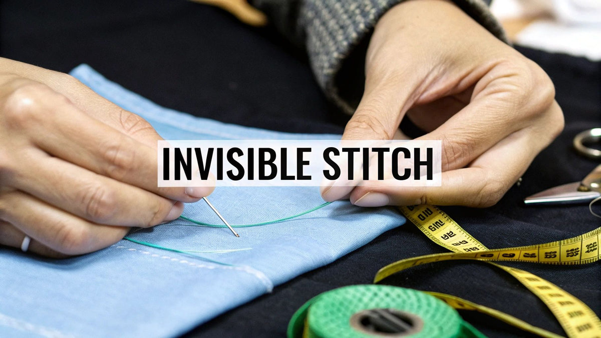 How to Sew Invisible Stitch: Achieve Flawless Seams — High Country Quilts