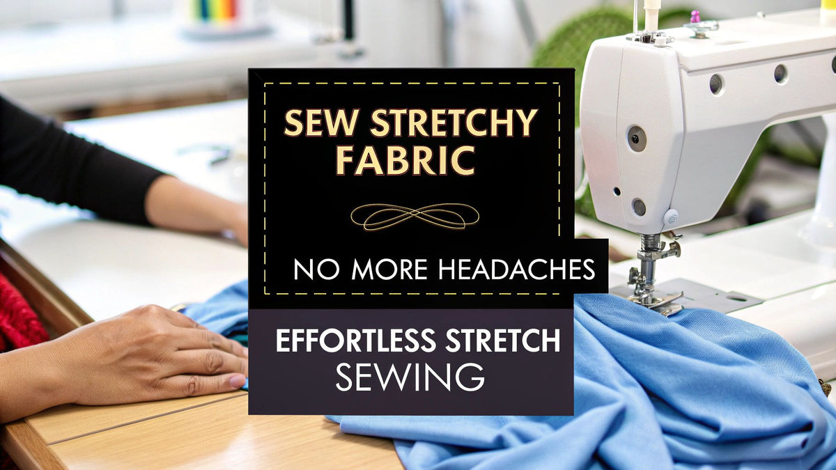 How to Sew Stretchy Fabric Without The Headaches — High Country Quilts