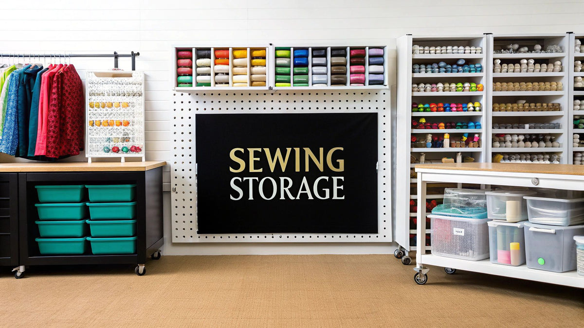 Sewing Room Storage Solutions That Actually Work — High Country Quilts