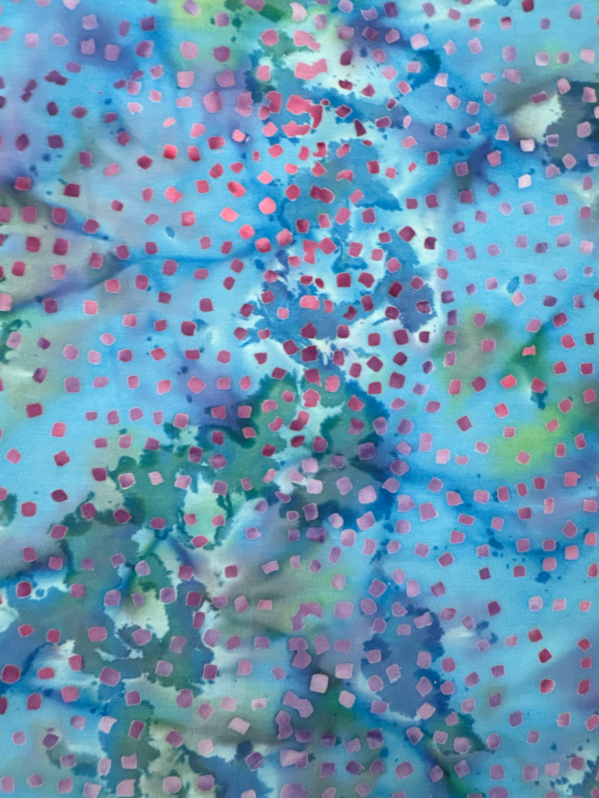 AN Purple Dots on Watercolor Blue — High Country Quilts