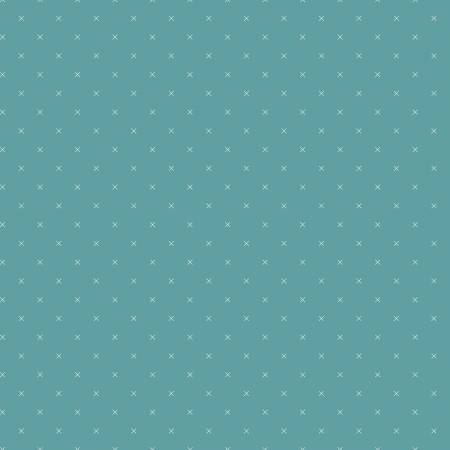 RB Bee Cross Stitch In Color Riley Teal — High Country Quilts