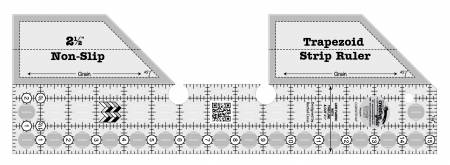 Creative Grids Trapezoid Strip Ruler 15 1/4in x 5in — High Country Quilts