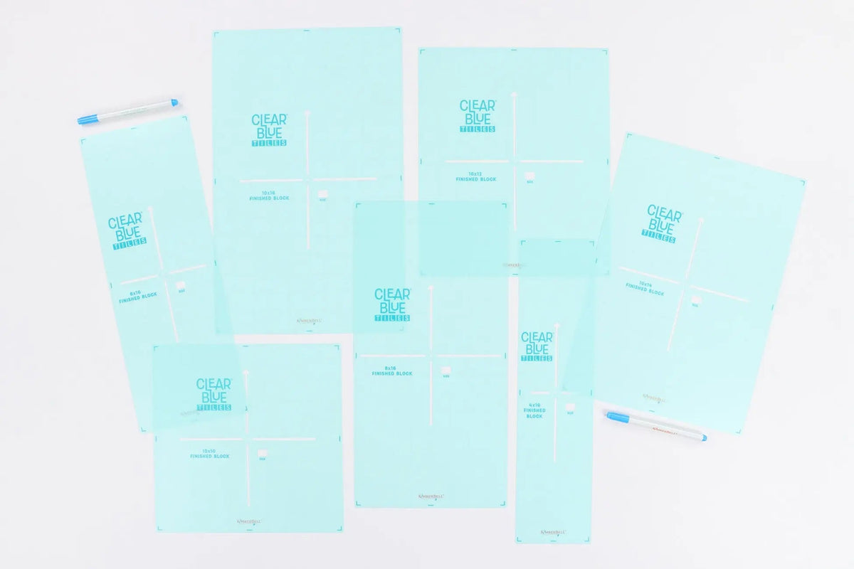 Clear Blue Tiles Expansion Set 2 — High Country Quilts