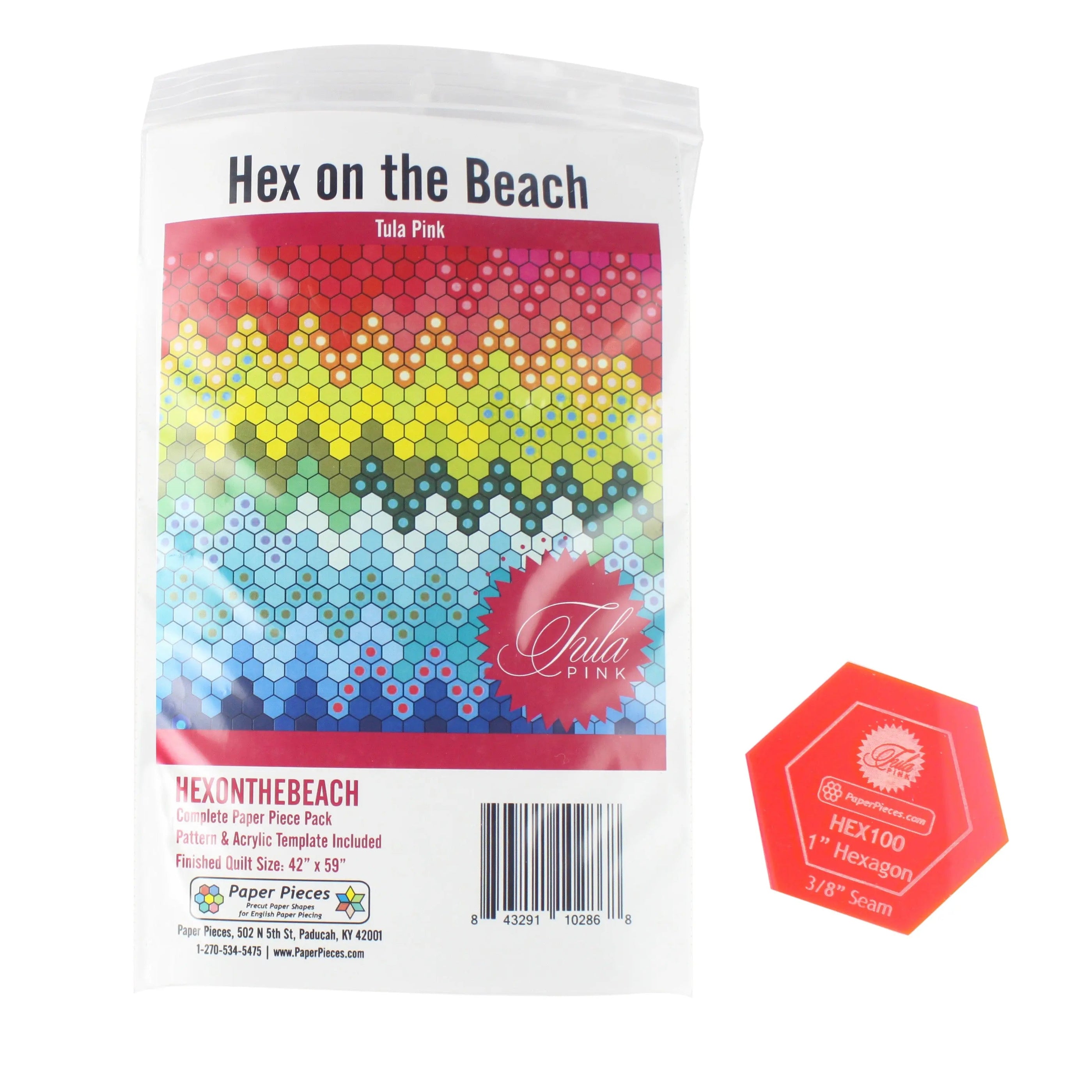 Hex On The Beach Pattern Piece Pack and Acrylic Template — High Country ...