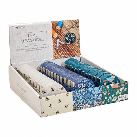 Retractable Tape Measures - Bee, Bird, Floral Woodblock — High Country ...