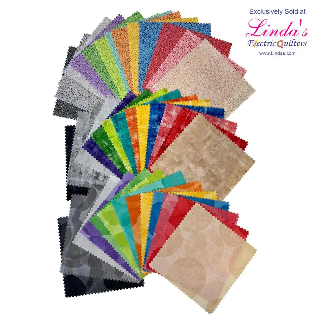 Multi Color Tonal Trios Chips — High Country Quilts