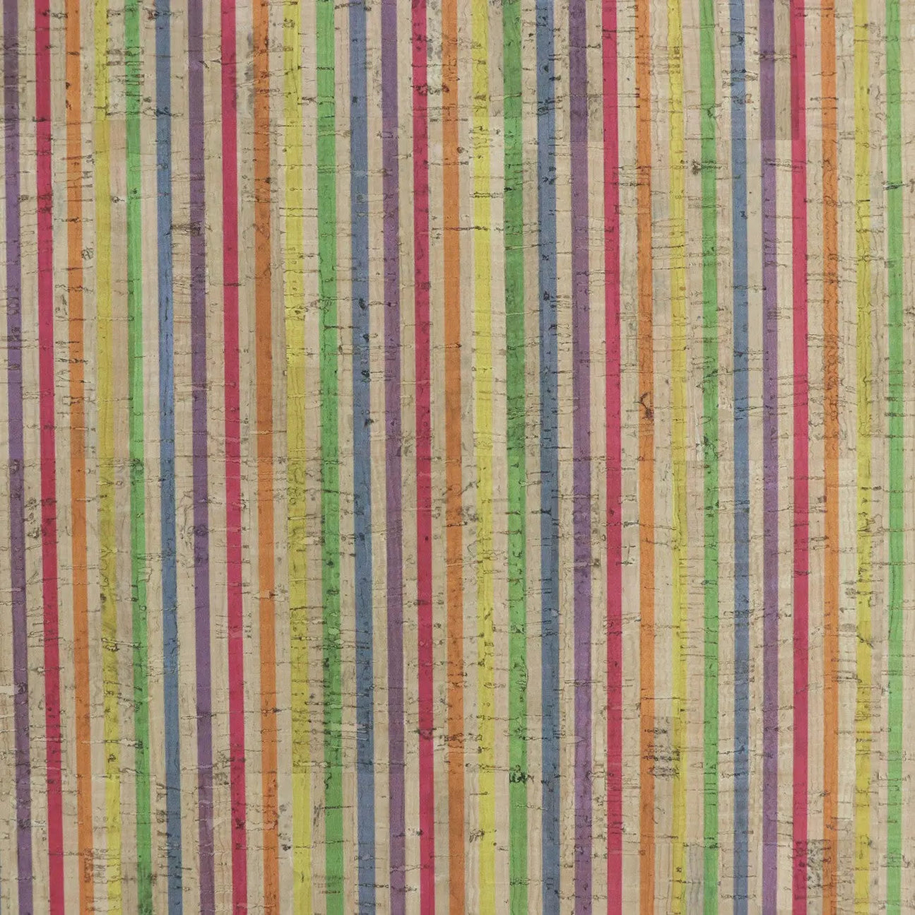 Rainbow Stripe Pro Cork 1/2 yard — High Country Quilts