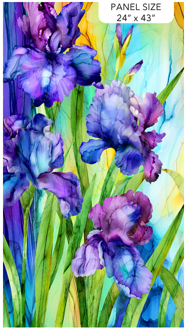 NC Infatuation Purple Multi Panel — High Country Quilts