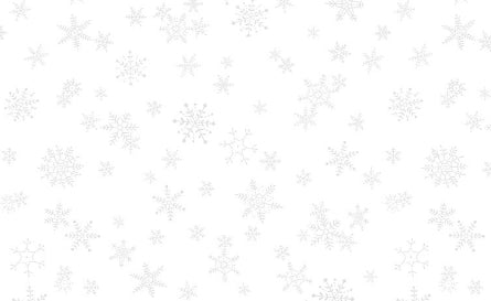 TT Snowflakes White on White — High Country Quilts