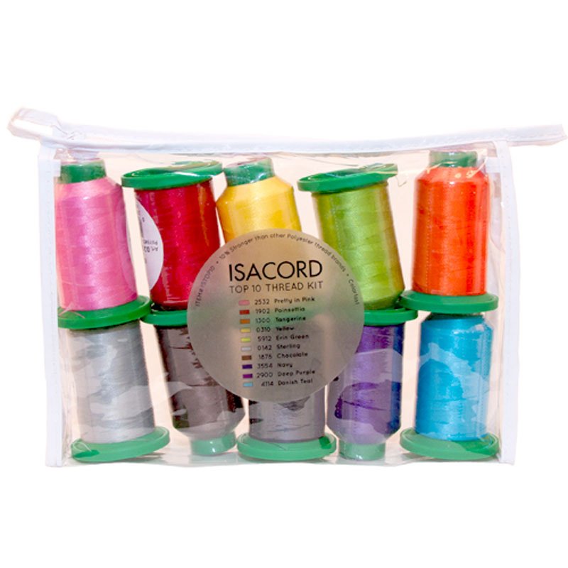 Top 10 Thread Kit-ISACORD — High Country Quilts