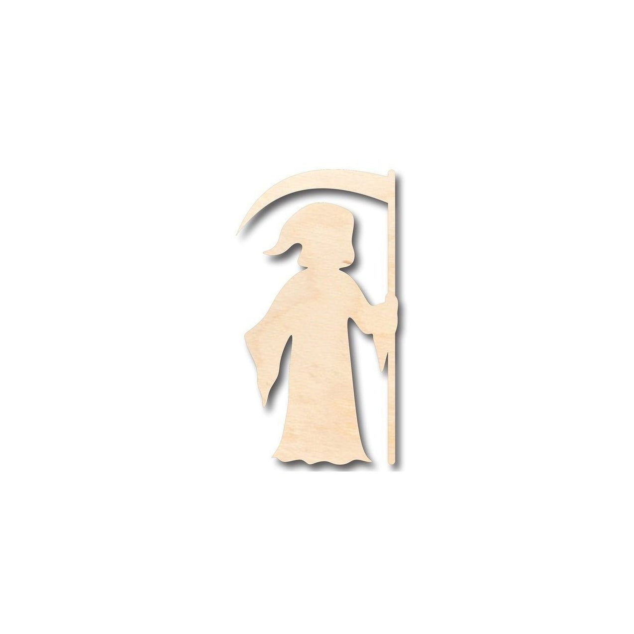 Unfinished Wood Grim Reaper Shape - Death - Craft - up to 46" DIY ...